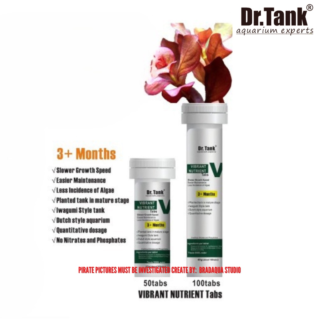 DR.TANK Nutrient Series Tabs Fertilizer & Water Conditioner Series Tabs ...