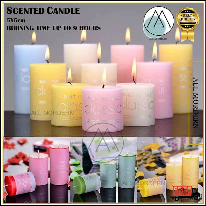 【ALL MORDERN】Aromatherapy Walt Candle Scented Classic ins candle wangi ...