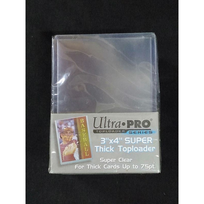 Ultra Pro Toploader - 3 x 4 SUPER Thick Toploader | Shopee Malaysia