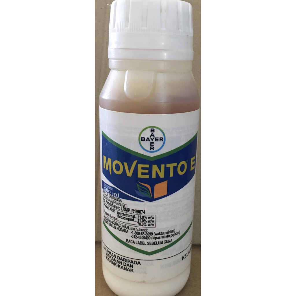 * ORIGINAL * Bayer Movento E 500ml / racun serangga / lalat putih ...