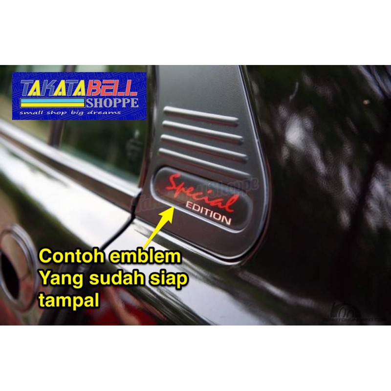 Emblem special edition wira SE aeroback/emblem wira se/proton wira ...