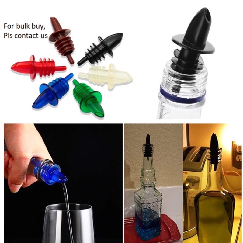 1pc Liquor Spirit Wine Bottle Pour Flow Pourer Spout Stopper | Shopee ...