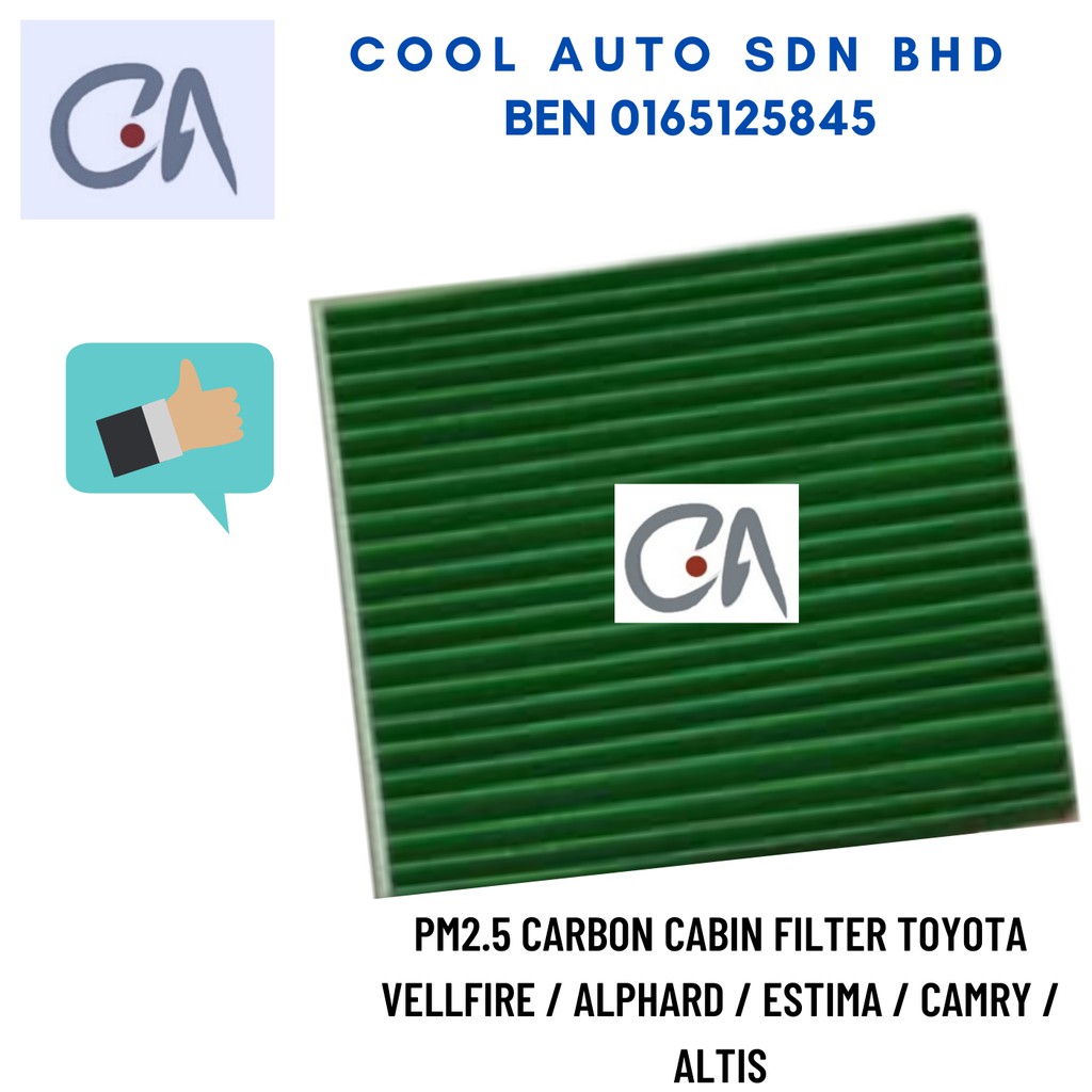 🔥READY STOCK 🔥PM2.5 CARBON CABIN FILTER TOYOTA VELLFIRE / ALPHARD / ESTIMA / CAMRY / ALTIS ...