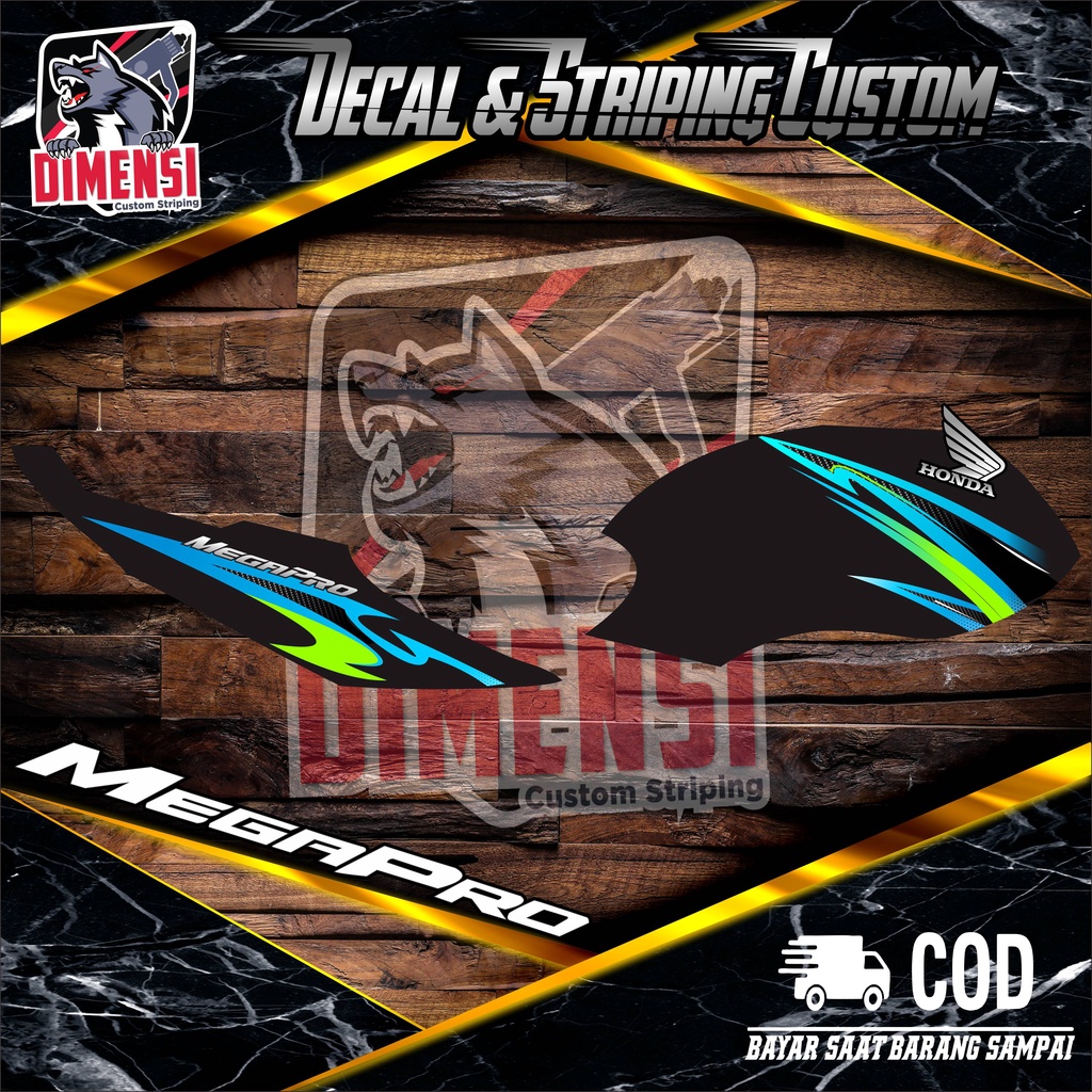 Dimensions STRIPING Motorcycle Sticker Variations MP PRIMUS STRIPING MP ...
