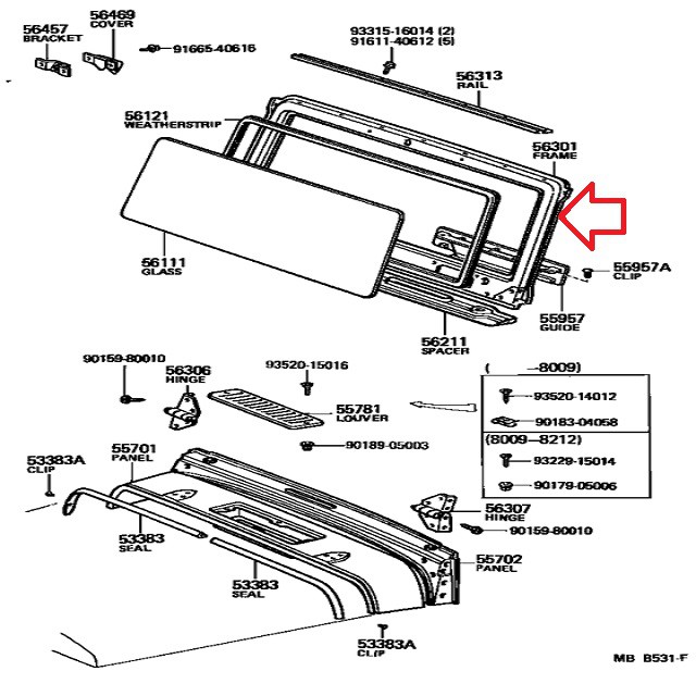 TOYOTA LAND CRUISER WINDSHIELD FRAME SUB-ASSY | Shopee Malaysia