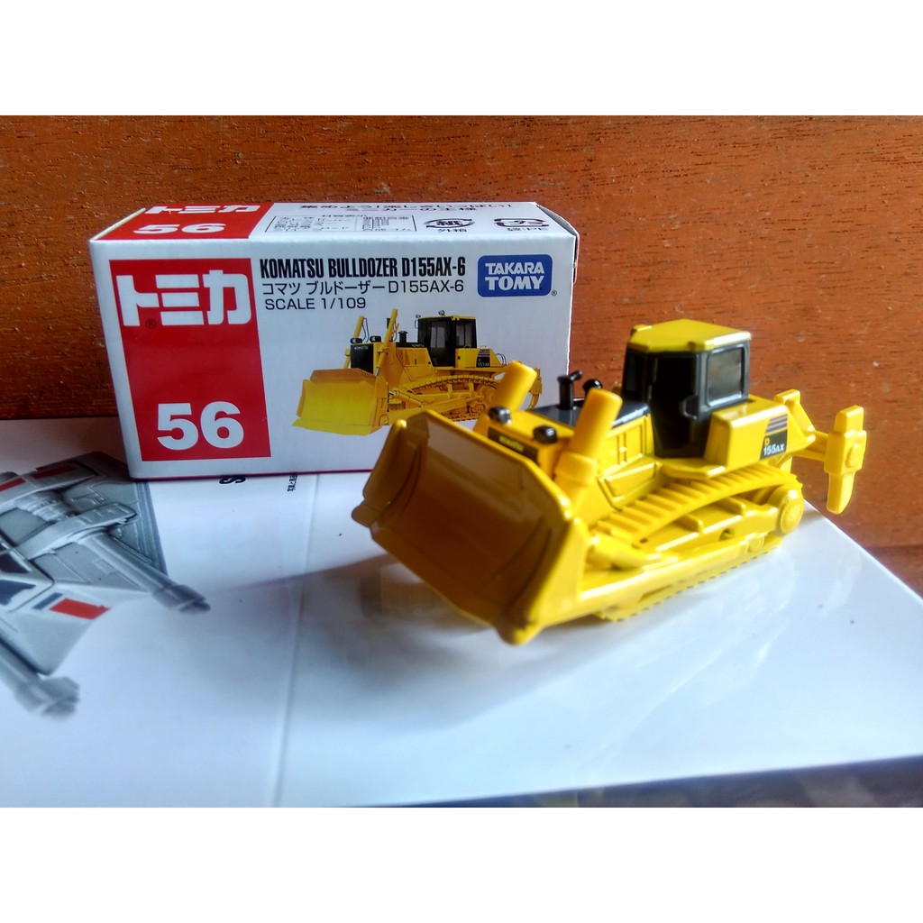 REPLIKA Tomica No 56 Komatsu Bulldozer D155AX-6 Diecast Miniature Bullldoser Heavy Equipment ...