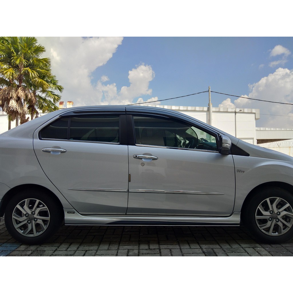 Perodua Bezza Side Door Protector Chrome Side Doors Cladding Molding ...
