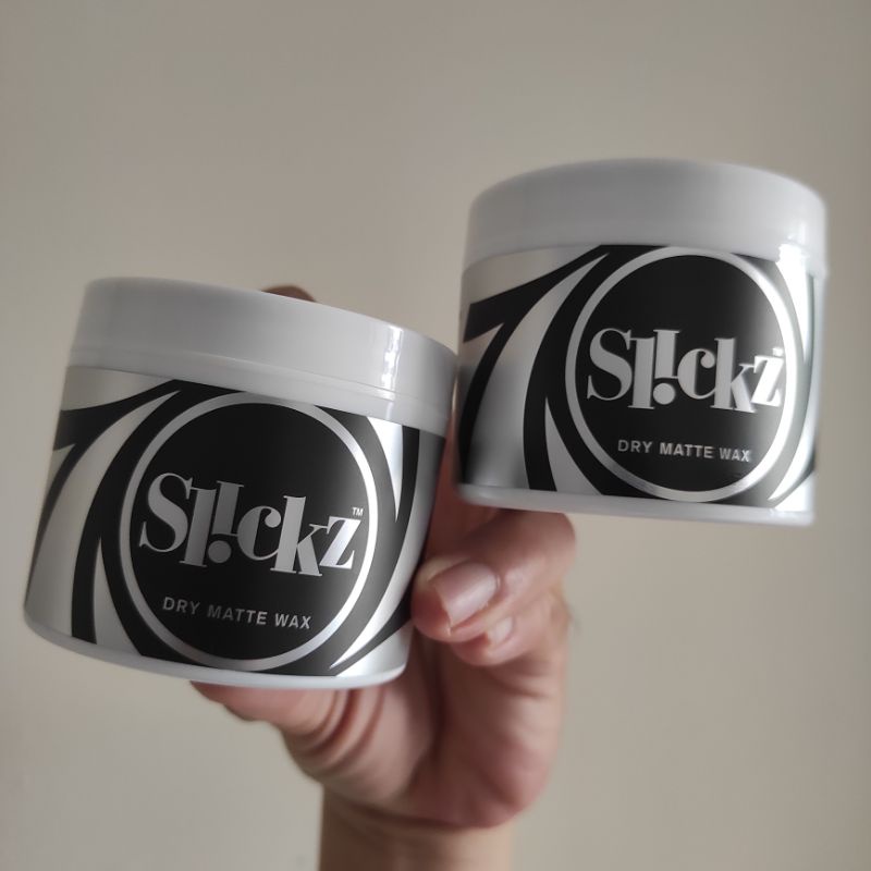 Slickz Hair Wax + Clay for Styling Dry Matte Effect ( 110g x2 units ) | Shopee Malaysia