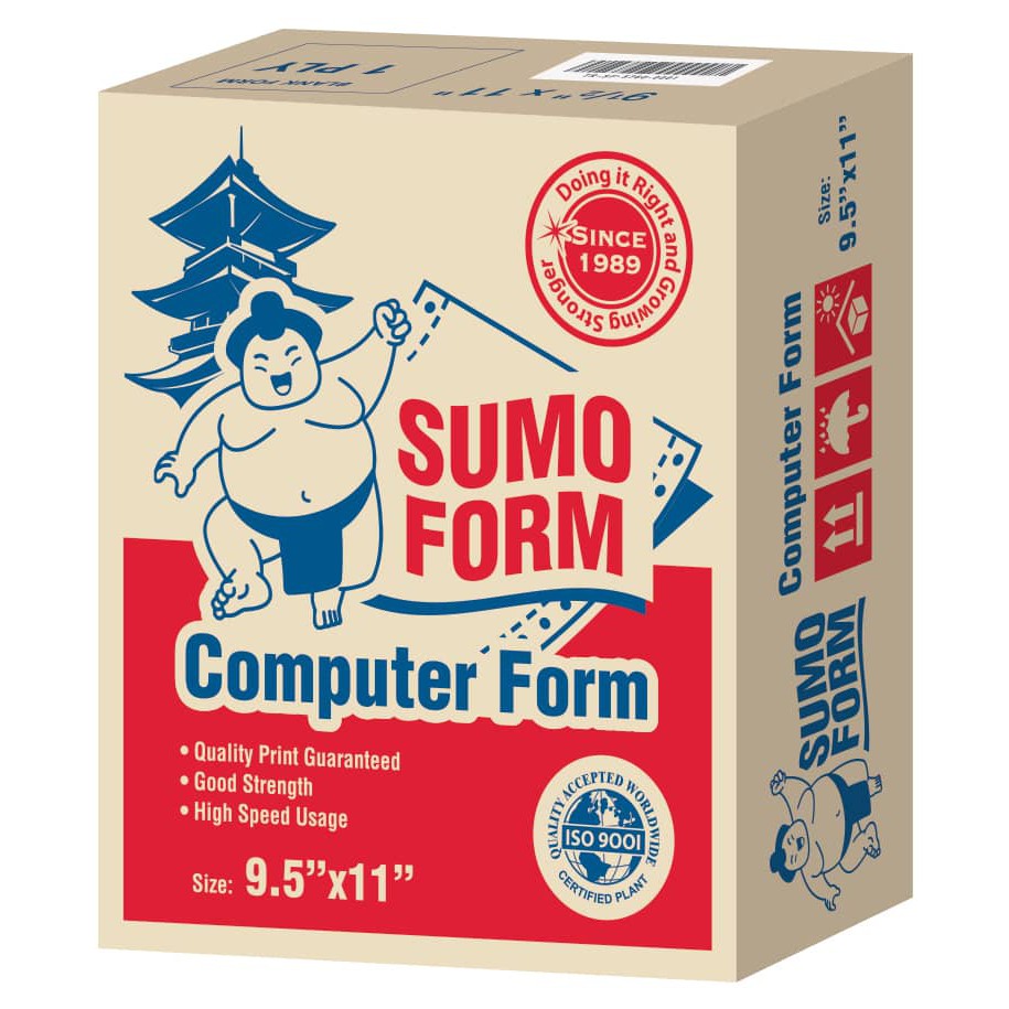 Sumo 4ply comp form NCR DARKNESS 9.5" x 11" (500 fans) 100% Quality ...