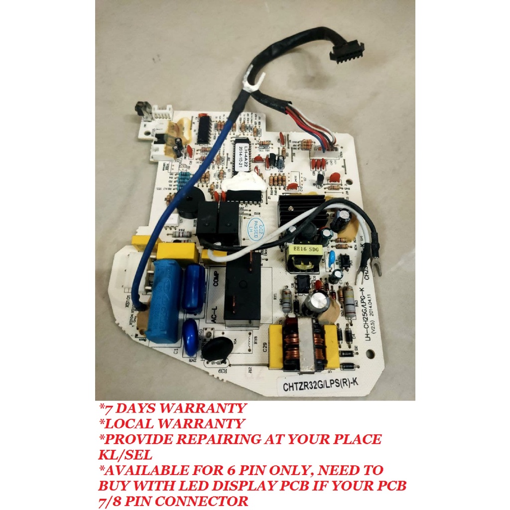 AC6128K SINGER PCB PC Board & Display Board Air Conditioner Air Cond ...