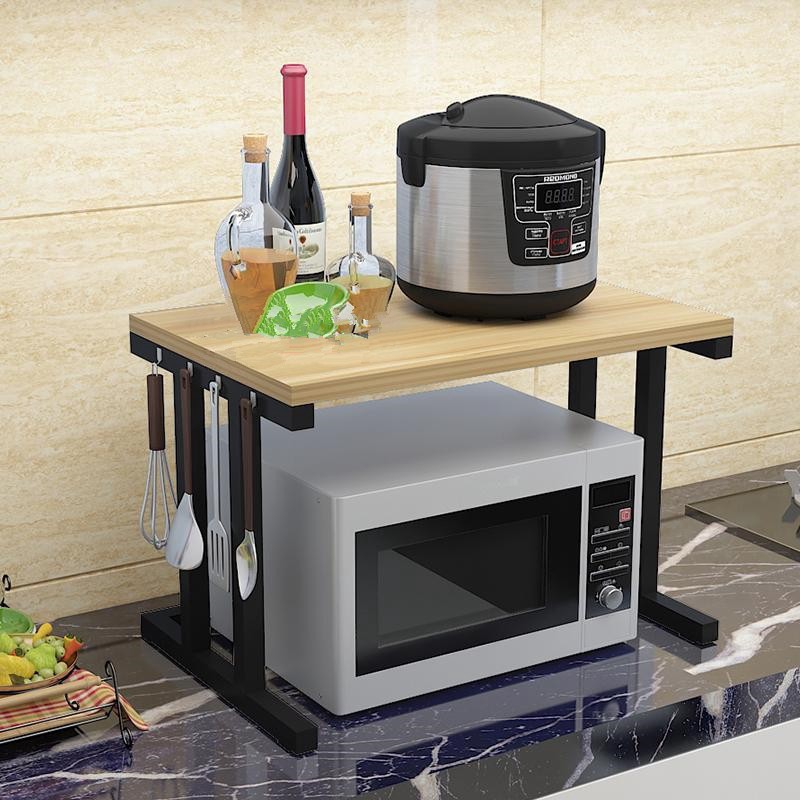 [OneHome] Kitchen Rack Microwave Oven Shelf Storage Cabinet Desk Rak ...