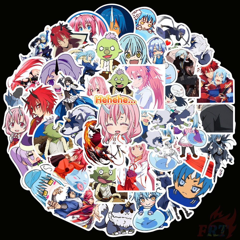 50Pcs/Set That Time I Got Reincarnated as a Slime Series 04 Stickers ...