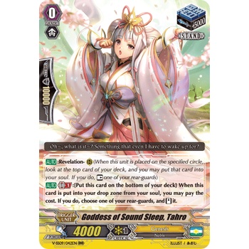 Cardfight Vanguard V-SS09 V-SS09/042EN Goddess of Sound Sleep, Tahro Genesis RRR (English ...