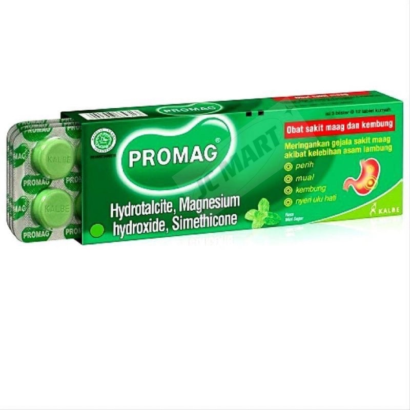 Promag Tablet Obat Sakit Maag Dan Kembung（Gastrik） | Shopee Malaysia