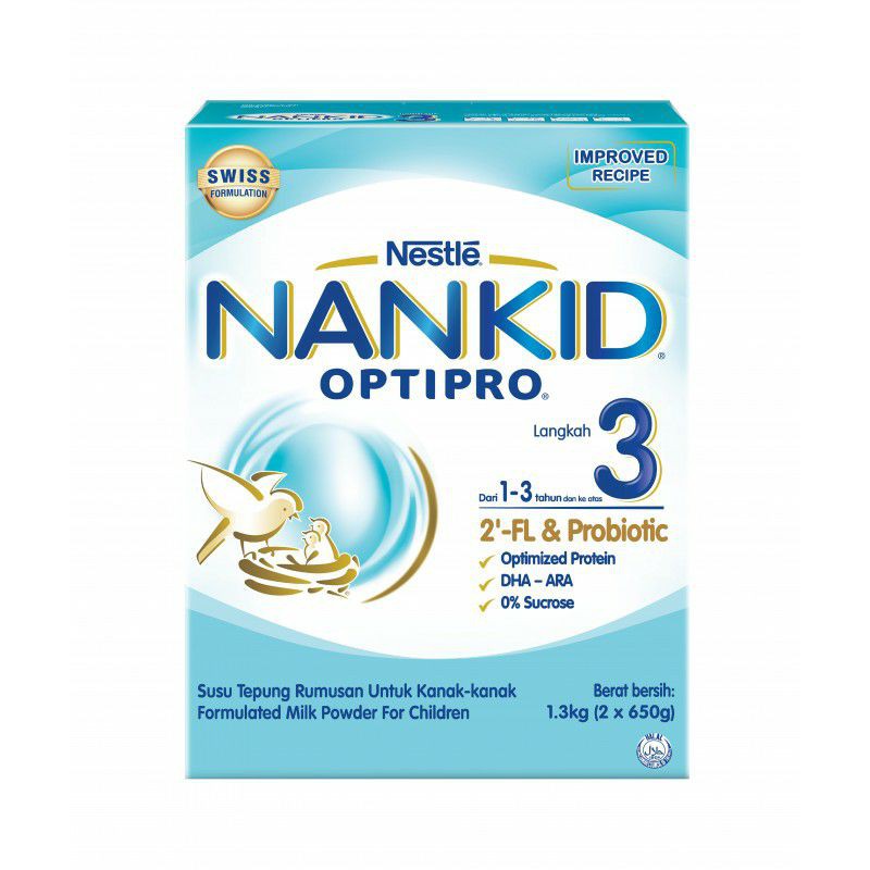 Nestle Nankid Optipro Step 3 (1.3kg) | Shopee Malaysia
