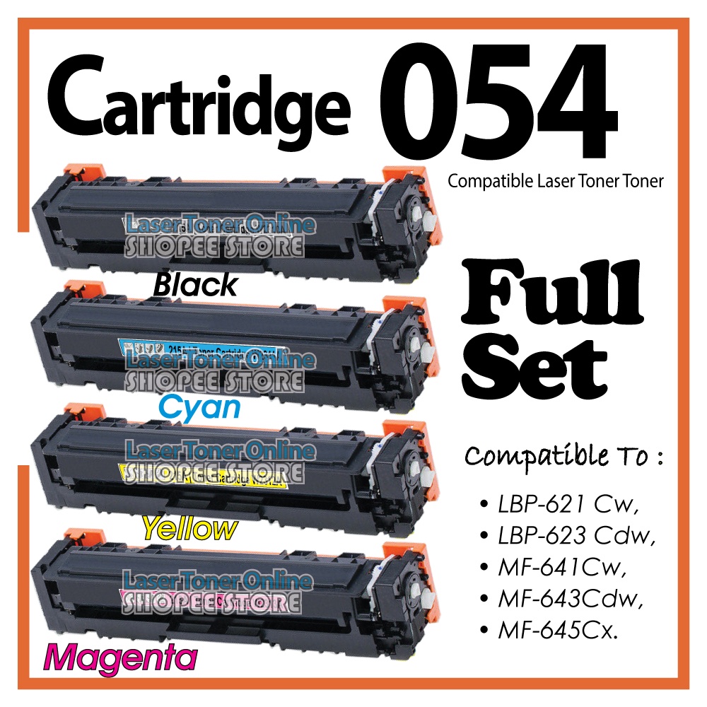 Cartridge 054 Compatible Cano* 054 ImageClass LBP621Cw LBP623Cdw ...