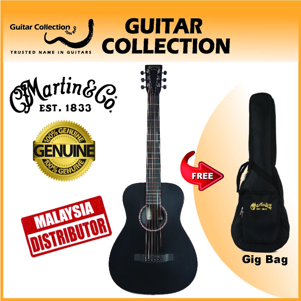 Martin LX Black | X Series | Little Martin Acoustic Guitar | Full HPL ...
