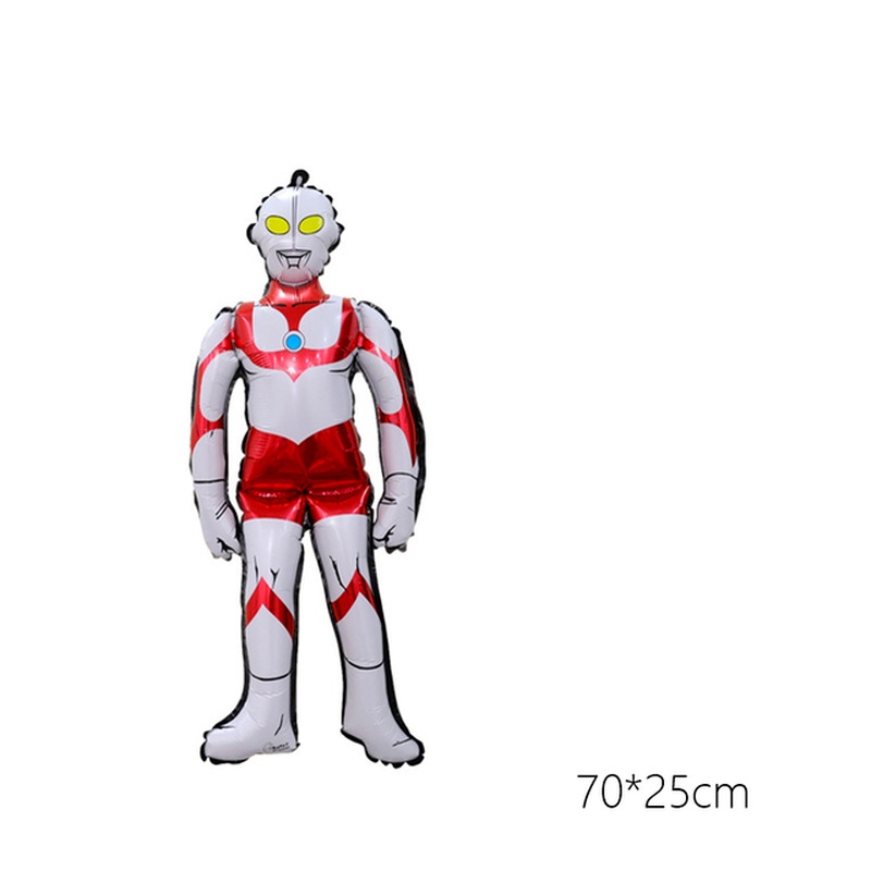 3D Cartoon Ultraman Kids Toy Foil Balloon Seven Ultraman Theme Birthday ...
