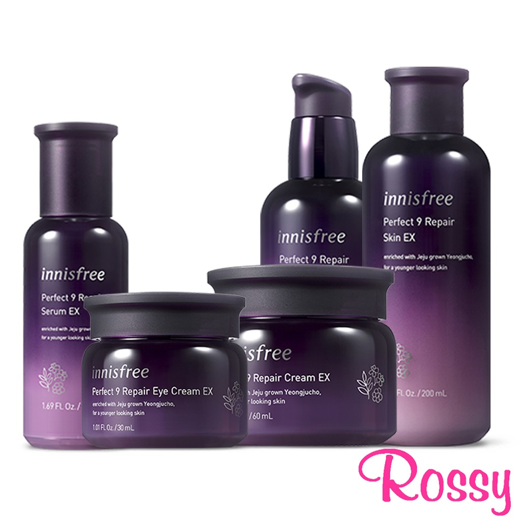 Innisfree Perfect 9 Intensive Line (Skin, Lotion, Serum, Cream, Eye ...