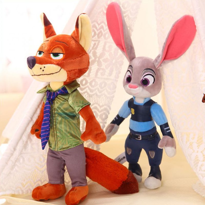 Judy Zootopia/zootropolis Hopps And Nick Wilde Plush Toy Ideal Kids For ...