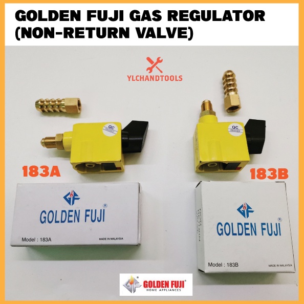 '' GOLDEN FUJI '' 183A & 183B GAS REGULATOR UNREDUCED PRESSURE COUPLING ...