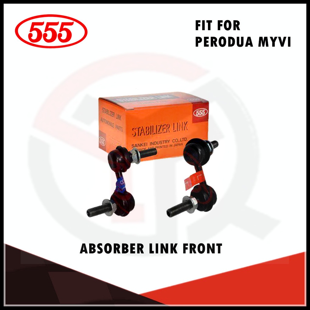 555 JAPAN PERODUA MYVI FRONT ABSORBER STABILIZER LINK (2 PIECE ...