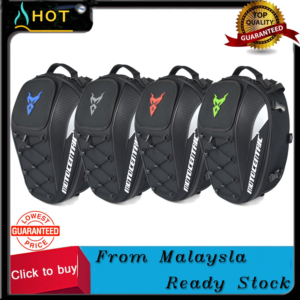 Motorcycle Tail Bag Multifunction Motorcycle Back Seat Bag Racing ...