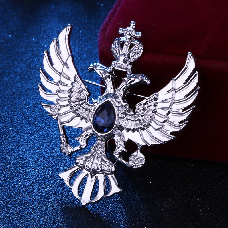 New Arrival Russian Double-headed Eagle Badge Domineering Animal Crown ...