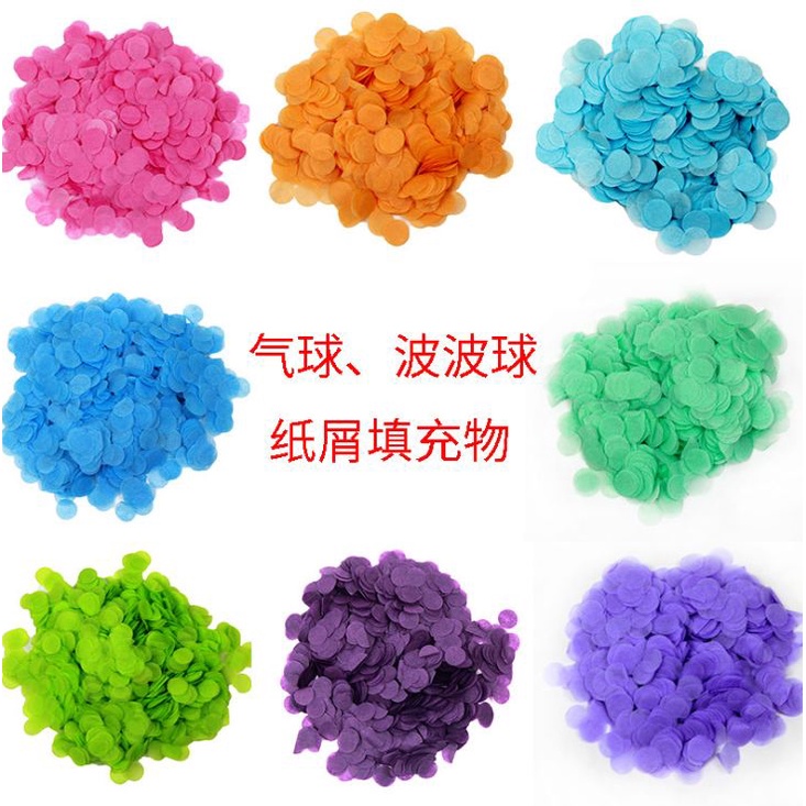 10g Multicolor confetti wedding decor balloons fill paper confetti ...