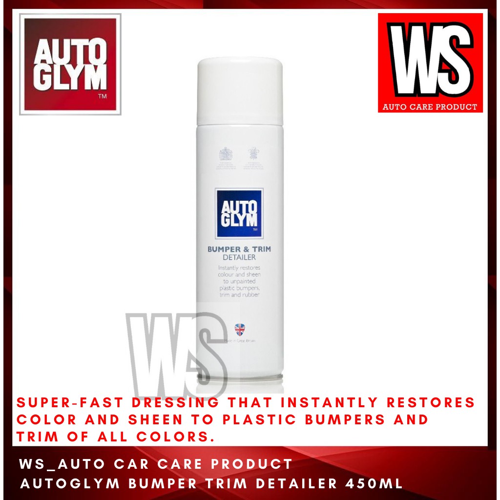 AUTOGLYM BUMPER TRIM DETAILER 450ml (Easy to use spray detailer ...