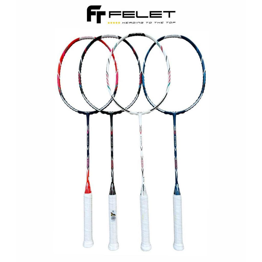 RACKET EXTORA FELET Badminton Racket Tension 24-31LBS [ FREE GRIP ...