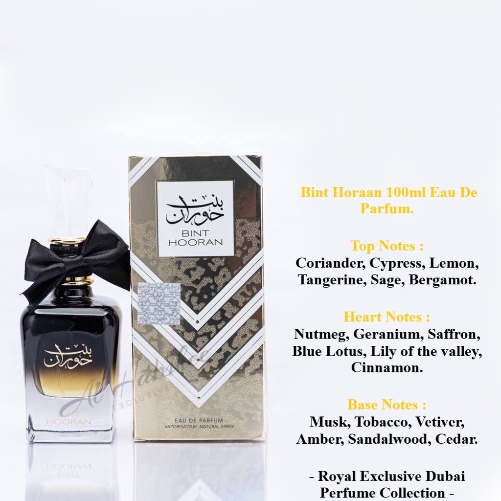 Arabic Women Perfume Bint Hooran Eau De Parfume 100ml | Shopee Malaysia