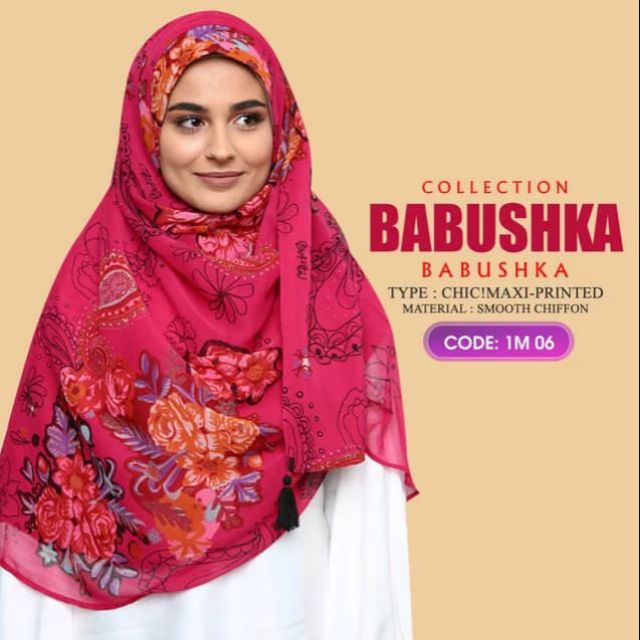 💥 TUDUNG BOKITTA CHIC BABUSHKA COLLECTION 💥 | Shopee Malaysia