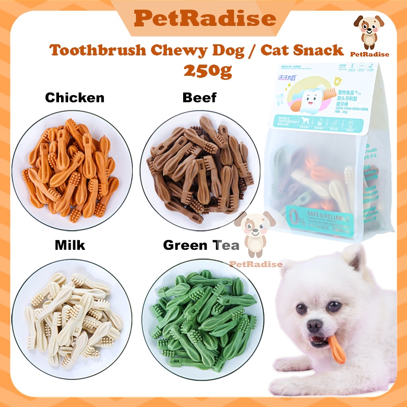 Toothbrush Chewy Dog Dental Chew Stick Dog Bone Chew Dog Treats Dog ...