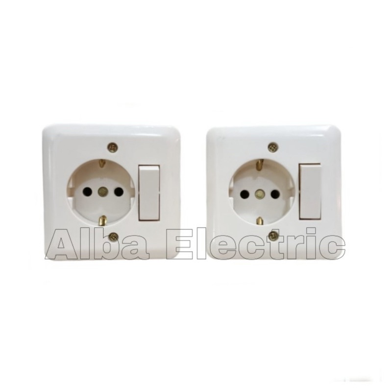 BROCO IB Engkel Switch + Inbow Ground Socket Planted Wall SNI Engkel ...