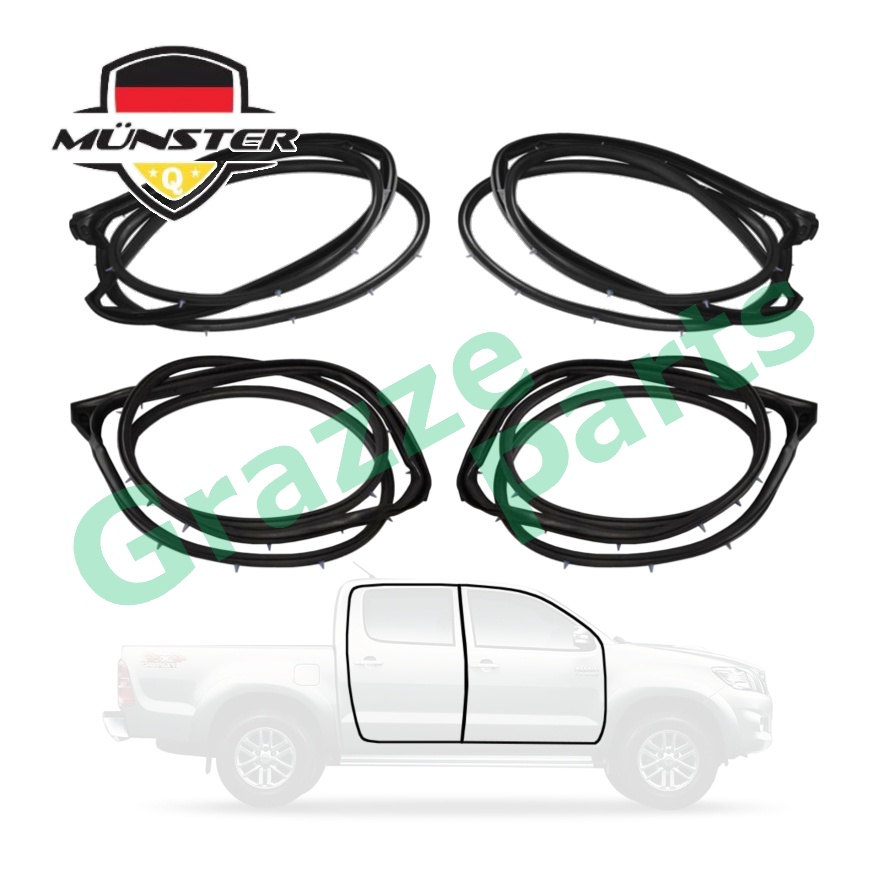 (1pc) Münster Door Rubber Lining WeatherStrip Outer for Toyota Hilux ...