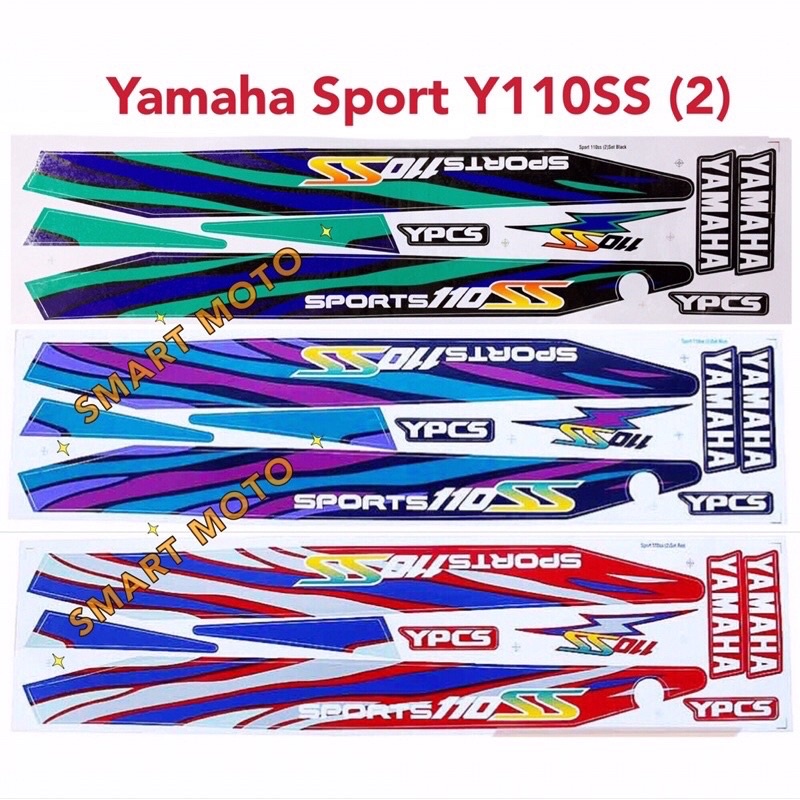 Yamaha Sport Y110 SS1 Y110SS SS110 YSS YamahaSS(2) Body Stripe Body ...