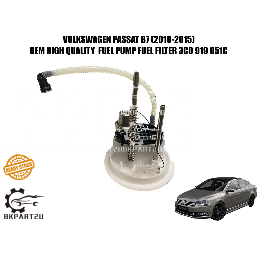 VOLKSWAGEN PASSAT B7 PASSAT CC (2010-2015) FUEL PUMP FUEL FILTER 3C0 ...