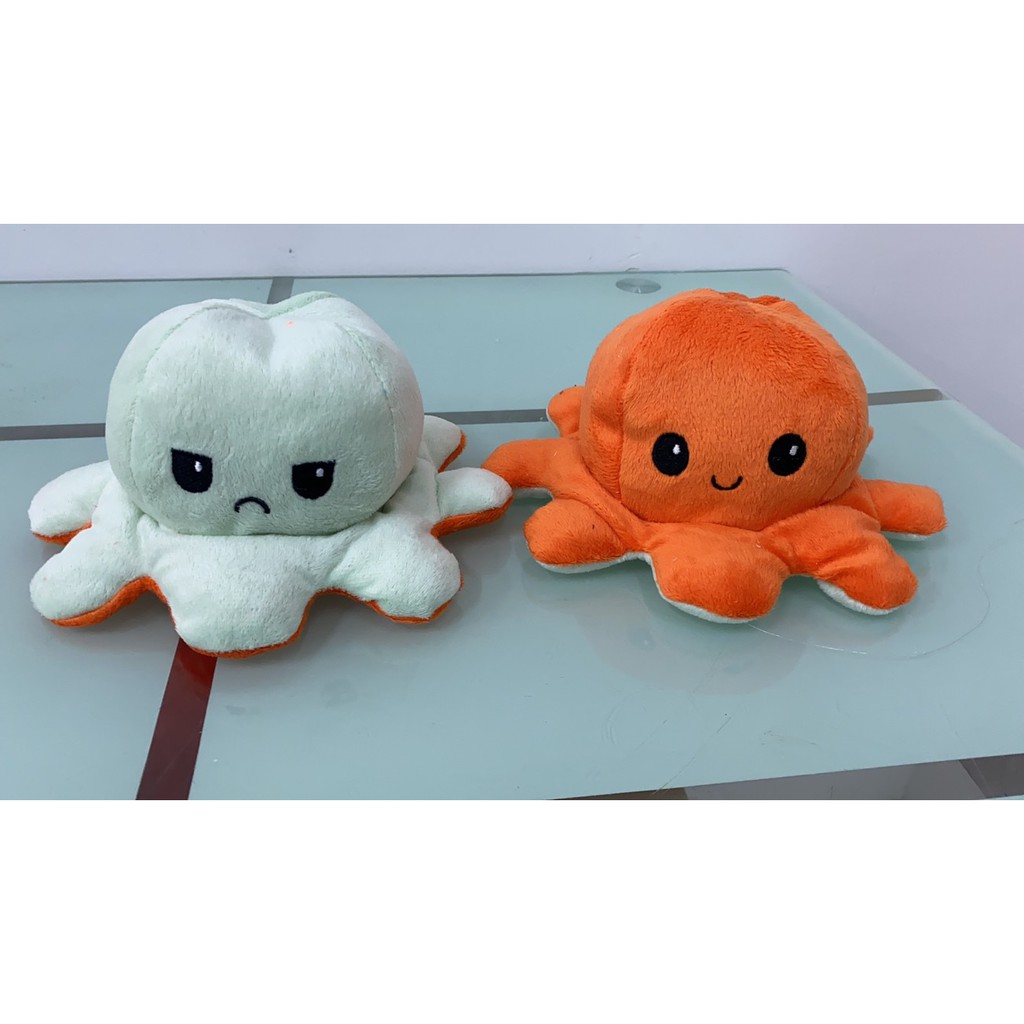 TIKTOK Reversible Octopus Doll Plush Toy Flip Mood Plushie Stuffed Toys ...