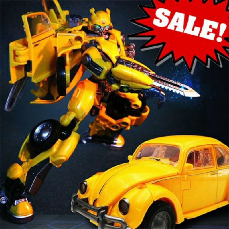 Transformer Black Mamba Bumblebee H6001-3 Toy robot Car Transformer Toy ...