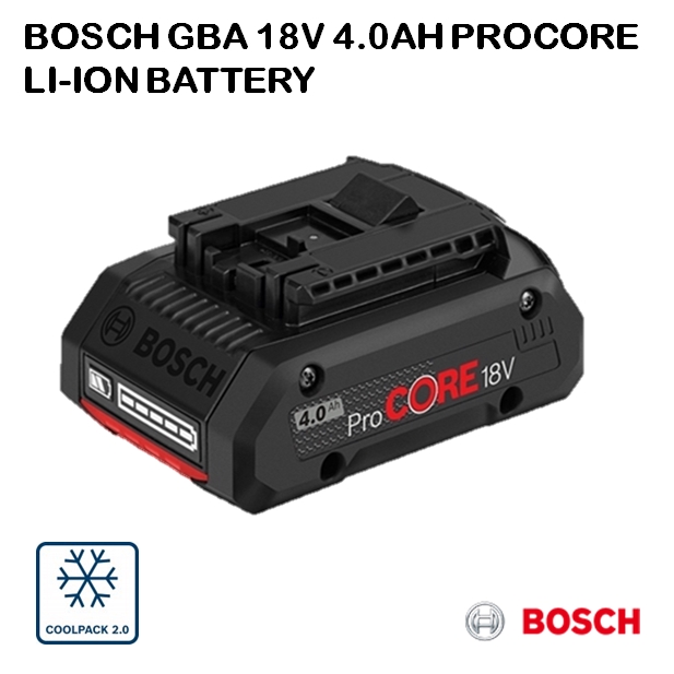 BOSCH GBA 18V 4.0AH PROFESSIONAL PROCORE LI-ION BATTERY PACK | Shopee Malaysia