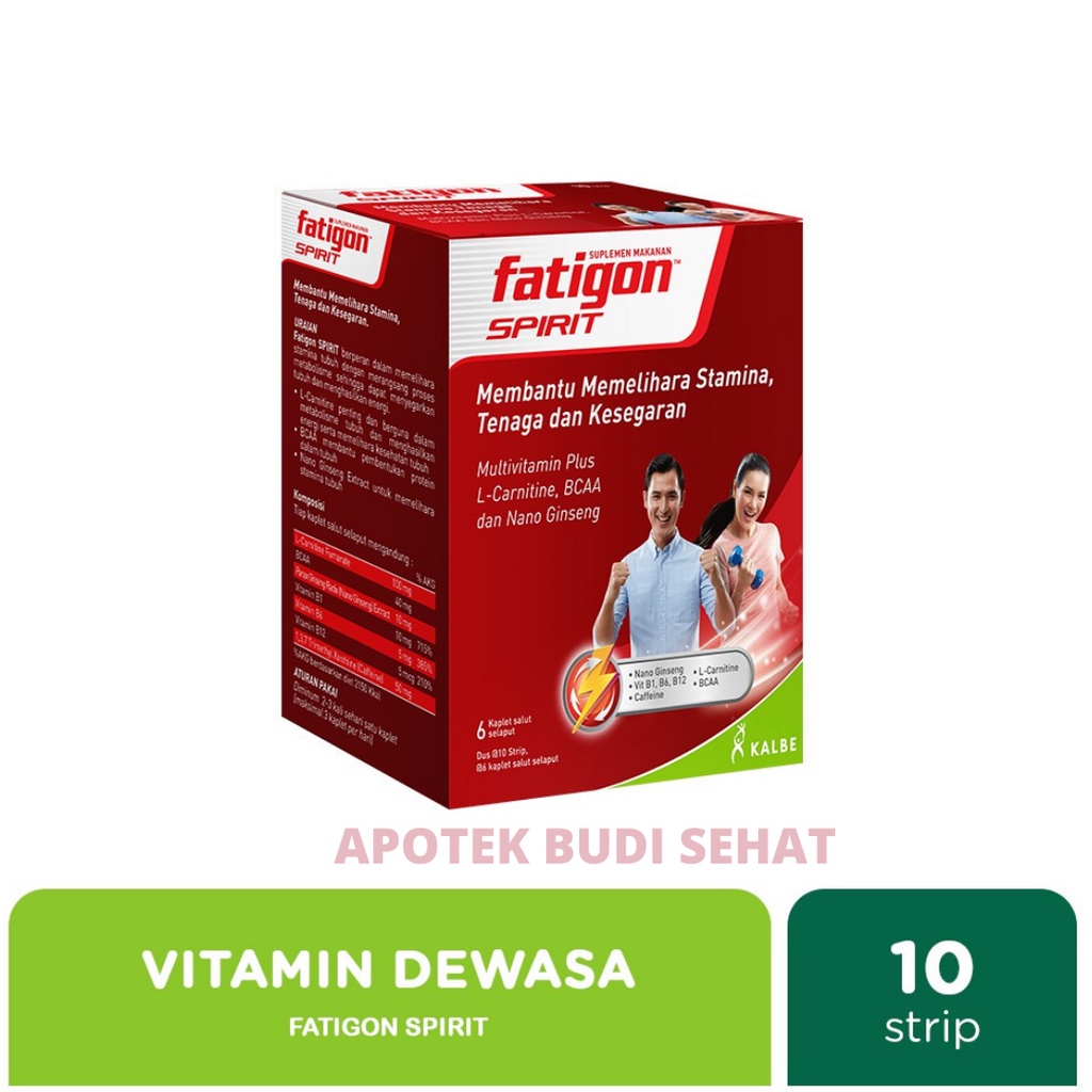 Fatigon Spirit Vitamin B Multivitamin Maintains Body Stamina Fatigon ...