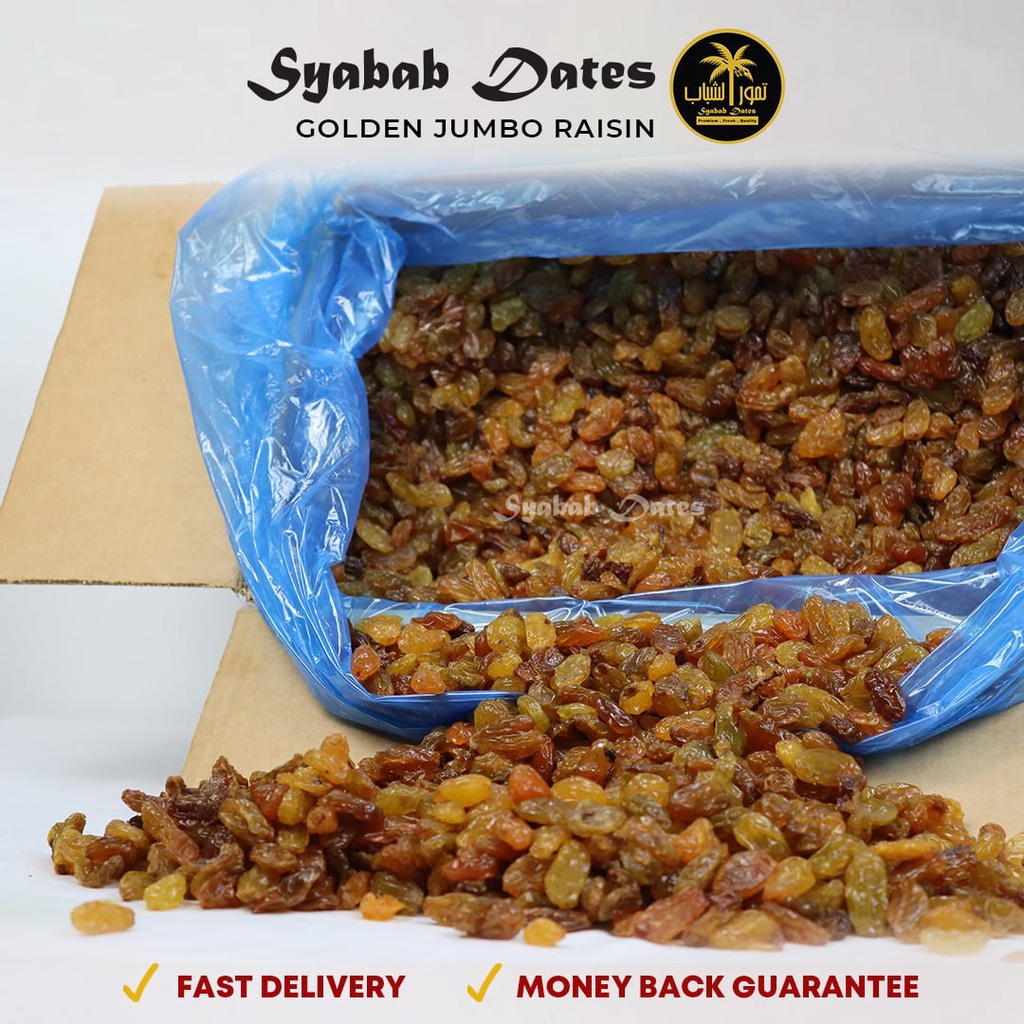 New!! Syabab Dates Borong Kismis Golden Jumbo 5kg/Ctn | Shopee Malaysia