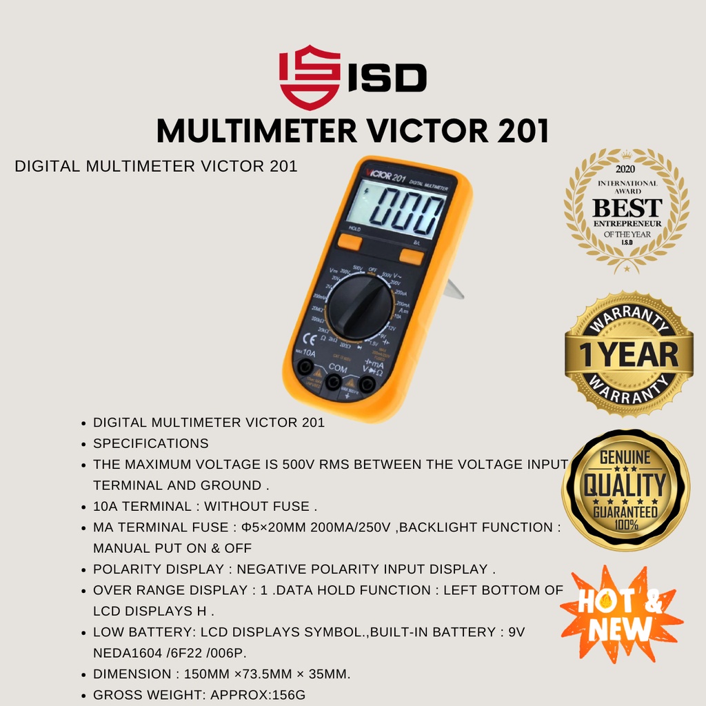 Original authentic Digital Multimeter multimeter digital multimeter ...