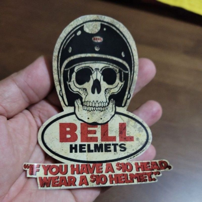 4 inch Retro B3LL Helmet Skull sticker | Shopee Malaysia