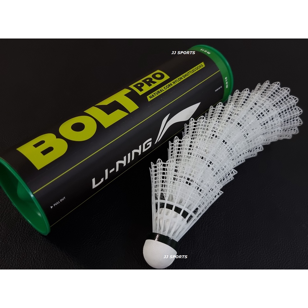 LI-NING BOLT PRO NYLON WHITE SHUTTLECOCK (ORIGINAL) | Shopee Malaysia