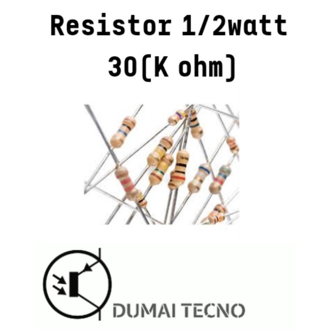 Resistor 1/2watt 30K ohm | Shopee Malaysia