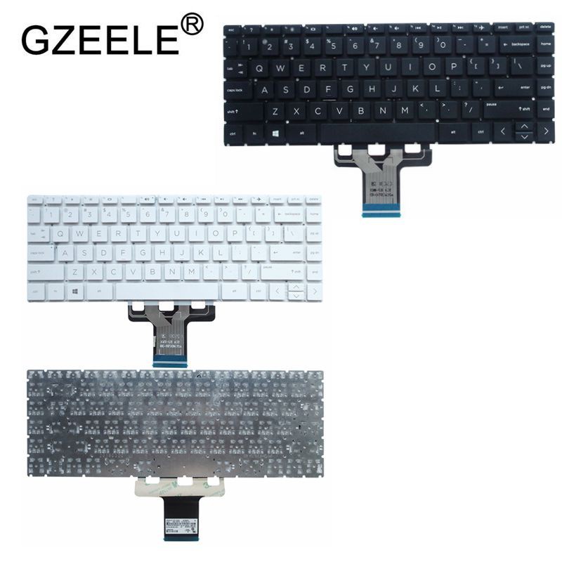 Hp 14-CC 14-DA 14-CE 14-BD TPN-Q188 -Q190 W125 CC0027TX Laptop keyboard ...