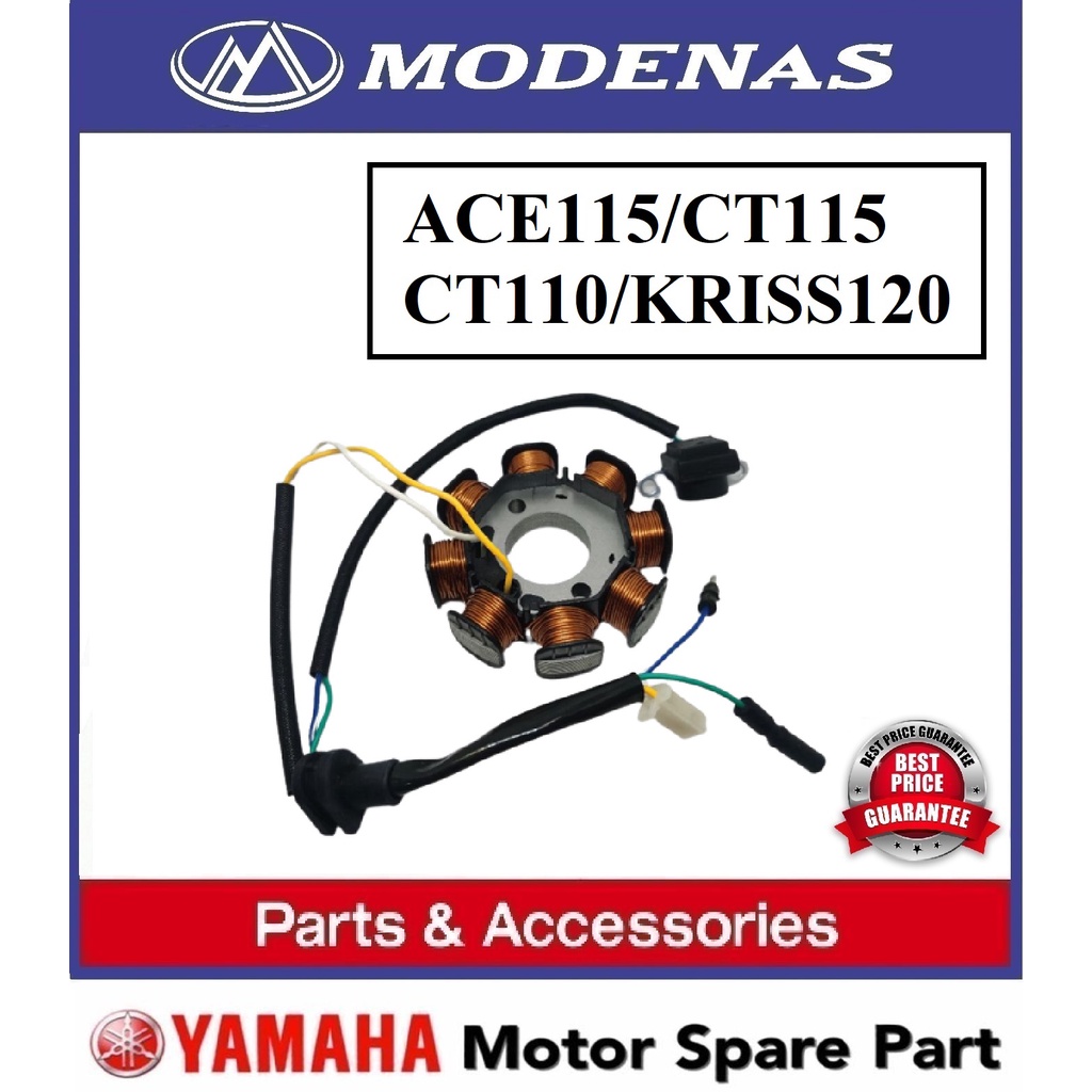 MODENAS ACE115 / CT115 / CT110 / KRISS120 STARTER COIL 0 FUEL MAGNET ...