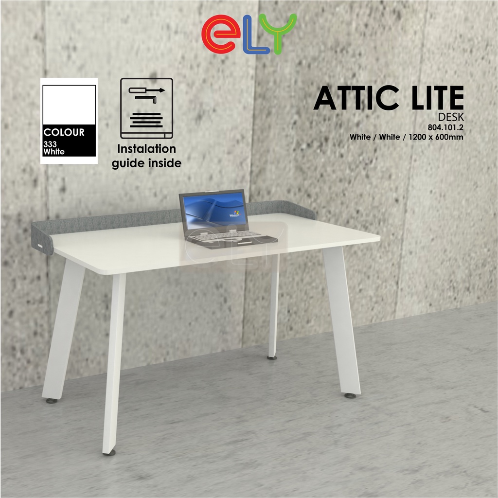 ELY Home Office Desk / Computer Table / Meja Komputer Modern Design ...